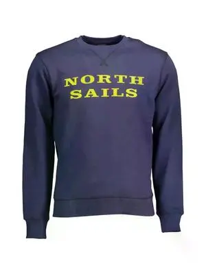NORTH SAILS Crew-neck Cotton Sweatshirt - Blue