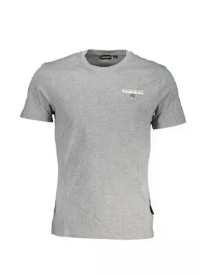 NAPAPIJRI Logo-print Cotton T-shirt - Grey