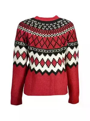 Desigual Fair Isle Patch-detail Sweater