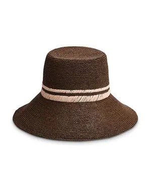 Rag & Bone Jade Raffia Bucket Hat - Brown