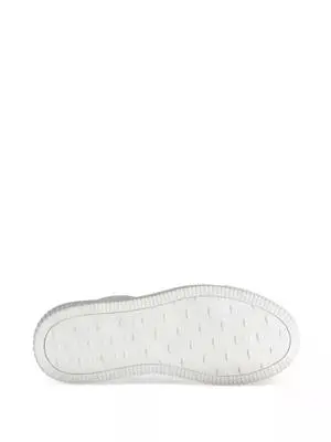 Calvin Klein Embossed-logo Leather Sneakers