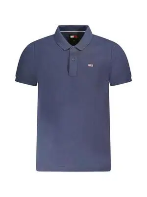 Tommy Hilfiger Logo-patch Polo Shirt - Blue