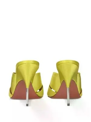 Amina Muaddi Crossover-strap Pointed-toe Sandals