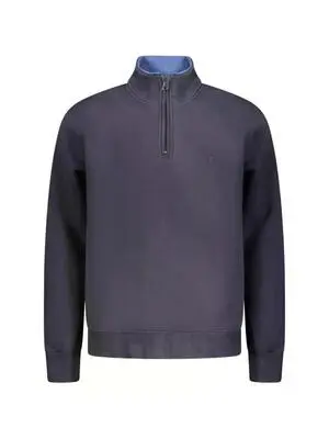 COVERI MOVING Quarter-zip Cotton Sweatshirt