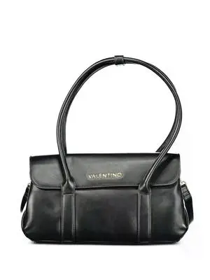 MARIO VALENTINO Logo-lettering Shoulder Bag - Black