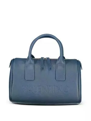 MARIO VALENTINO Debossed-logo Tote Bag - Blue