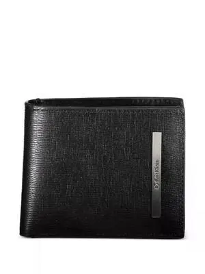 Calvin Klein Logo-plaque Bifold Wallet - Black