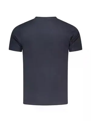 Roberto Cavalli Leopard-print Cotton T-shirt - Blue