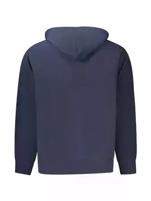 Calvin Klein Logo-detail Cotton Hoodie - Blue