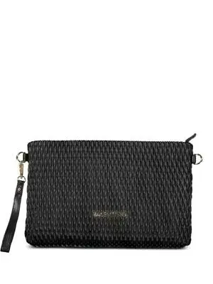 MARIO VALENTINO Quilted Clutch Bag - Black