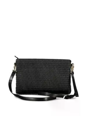MARIO VALENTINO Quilted Clutch Bag - Black