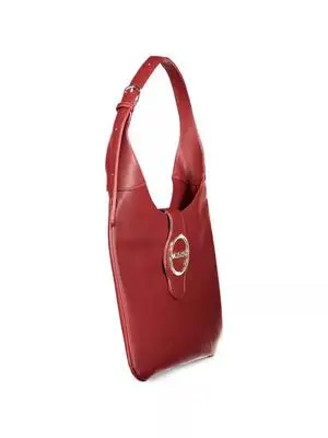 MARIO VALENTINO Logo-plaque Shoulder Bag - Red