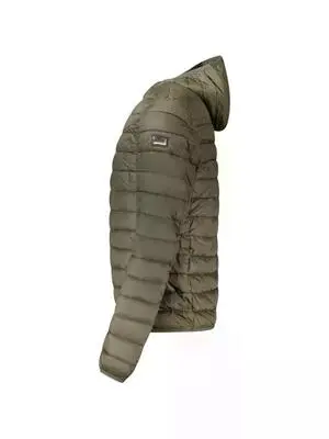 Roberto Cavalli Hooded Quilted Jacket - Green