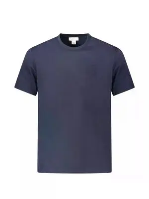 Calvin Klein Logo-embroidered Cotton T-shirt - Blue