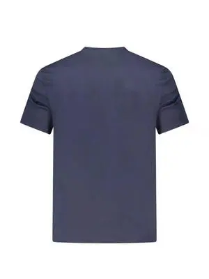 Calvin Klein Logo-embroidered Cotton T-shirt - Blue