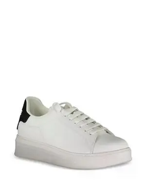 GAELLE PARIS Logo-print Lace-up Sneakers