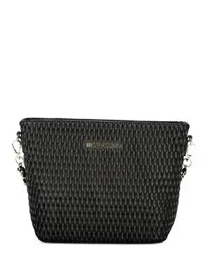 MARIO VALENTINO Logo-detail Quilted Tote Bag - Black