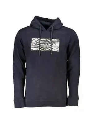 Roberto Cavalli Zebra-print Hoodie - Blue