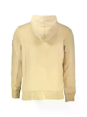 Calvin Klein Logo-patch Cotton Hoodie - Yellow