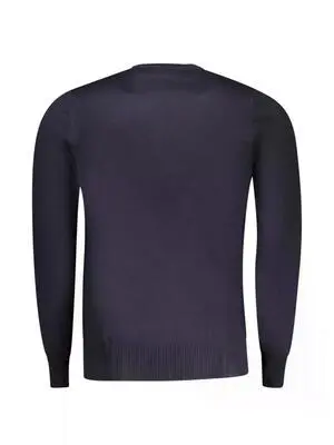 COVERI MOVING Logo-embroidered Crew-neck Sweater
