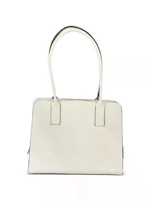 MARIO VALENTINO Logo-lettering Lizard-effect Tote