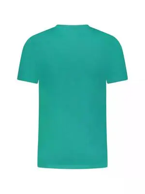 Roberto Cavalli Zebra-striped Logo T-shirt - Green