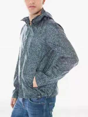 Calvin Klein Speckled Print Hooded Jacket
