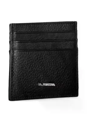 LA MARTINA Logo-plaque Leather Card Holder