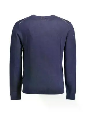 NAPAPIJRI Logo-patch Crew-neck Sweater - Blue