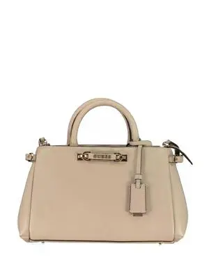 Guess Logo-plaque Tote Bag - Neutrals