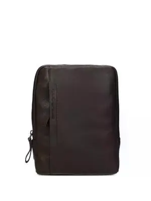 PIQUADRO Leather Messenger Bag - Brown