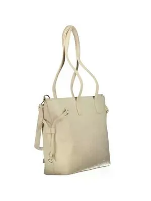 MARIO VALENTINO Logo-debossed Tote Bag - Neutrals