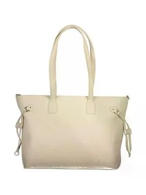 MARIO VALENTINO Logo-debossed Tote Bag - Neutrals