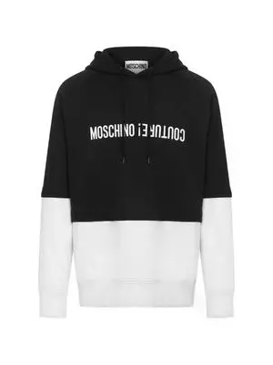 Moschino Hooded Cotton Sweatshirt