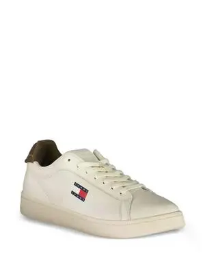 Tommy Hilfiger Logo-patch Leather Sneakers