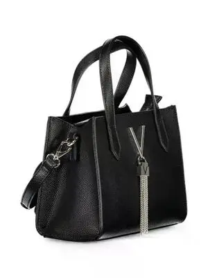 MARIO VALENTINO Vchain Tassel Tote Bag - Black