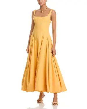 Simkhai Hally Bubble Hem Dress - Mango