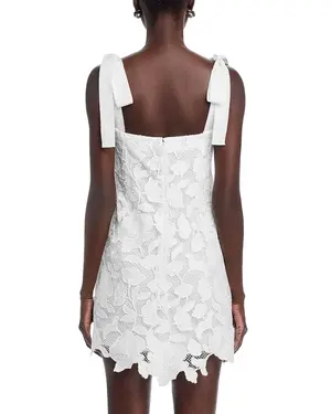 Simkhai Marigolde Embroidered Mini Dress - White