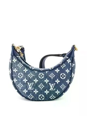 LOUIS VUITTON Loop Handbag Monogram Jacquard Denim - Blue