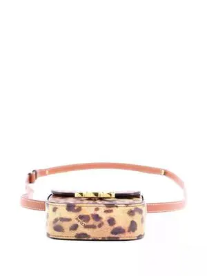 Celine Claude Printed Coated Canvas Mini Shoulder Bag - Multicolour