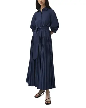 Simkhai Arlo Belted Maxi Dress - Midnight