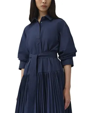 Simkhai Arlo Belted Maxi Dress - Midnight