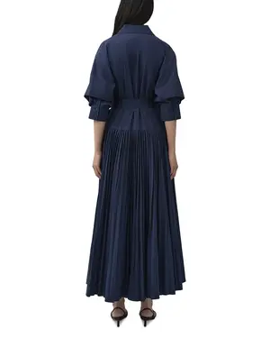 Simkhai Arlo Belted Maxi Dress - Midnight