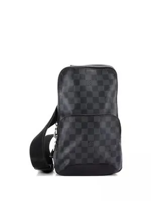 LOUIS VUITTON Avenue Sling Bag Damier Graphite - Black