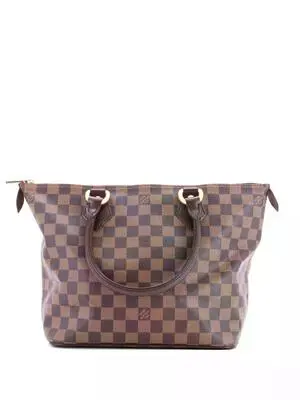 LOUIS VUITTON Saleya Handbag Damier Pm Tote Bag - Brown