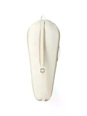 Brunello Cucinelli Logo-print Pebbled Racket Cover - Neutrals