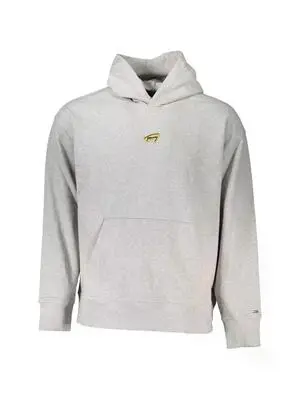 Tommy Hilfiger Signature Logo-embroidered Hoodie - Grey