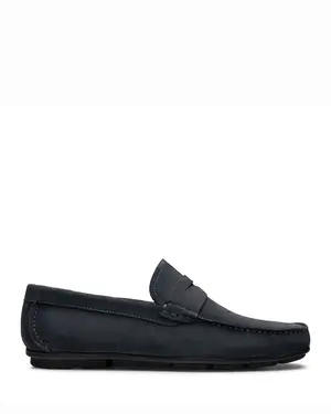 Magnanni Monterey Penny Driver Loafer - Navy