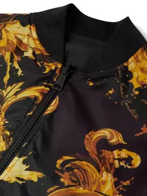 Versace Reversible Baroque-print Bomber Jacket