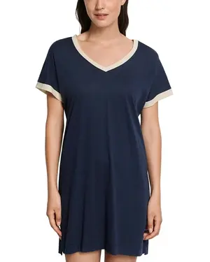 Hanro Laura Bigshirt - Deep Navy